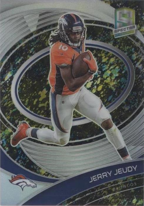 2021 Panini Spectra - Neon Splatter Prizm #30 Jerry Jeudy /8 for sale ...