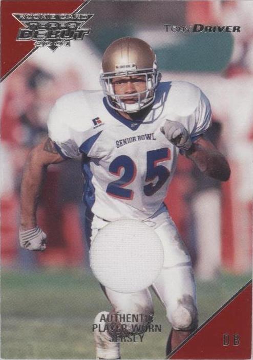 2001 Topps Debut - #133 Tony Driver /999 (MEM, RC) for sale online | eBay