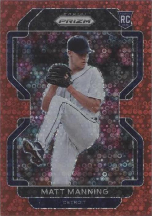 2022 Panini Prizm - Tier III Matt Manning #260 Red Donut Circle Prizm ...