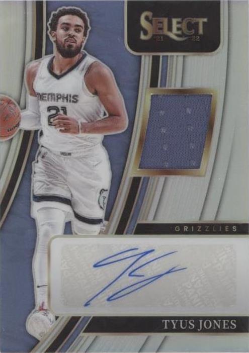 2021-22 Panini Select - Autographed Memorabilia Silver Prizm #AM-TYJ ...