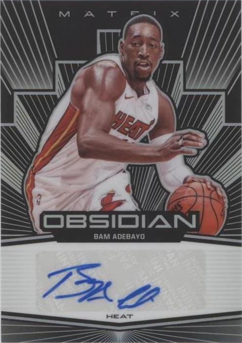 2019-20 Panini Obsidian - Matrix Autographs #MA-BAM Bam Adebayo /60 (AU ...