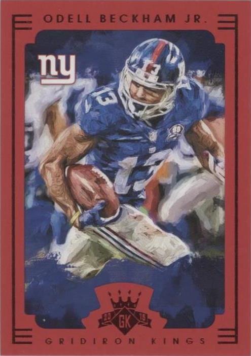 2015 Panini Gridiron Kings - Red Frame Base #3 Odell Beckham Jr. for ...