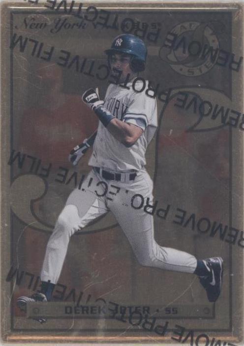 1996 Leaf Preferred - Steel Derek Jeter #40 Promo Gold for sale online ...