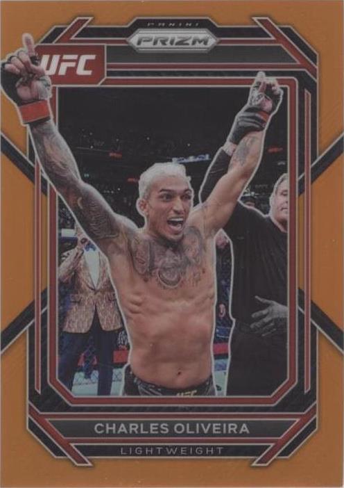 2023 Panini Prizm UFC - Orange Prizm #183 Charles Oliveira /99 for sale ...