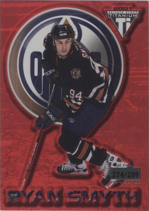 2000-01 Pacific Private Stock Titanium - Ryan Smyth #37 Red /299 for ...