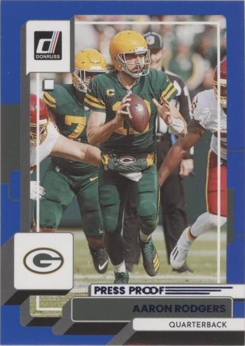 2022 Panini Donruss - Press Proof Blue #97 Aaron Rodgers for sale ...