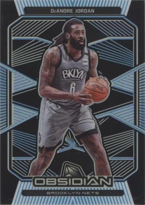 2019-20 Panini Obsidian - Electric Etch Blue #147 DeAndre Jordan /16 ...