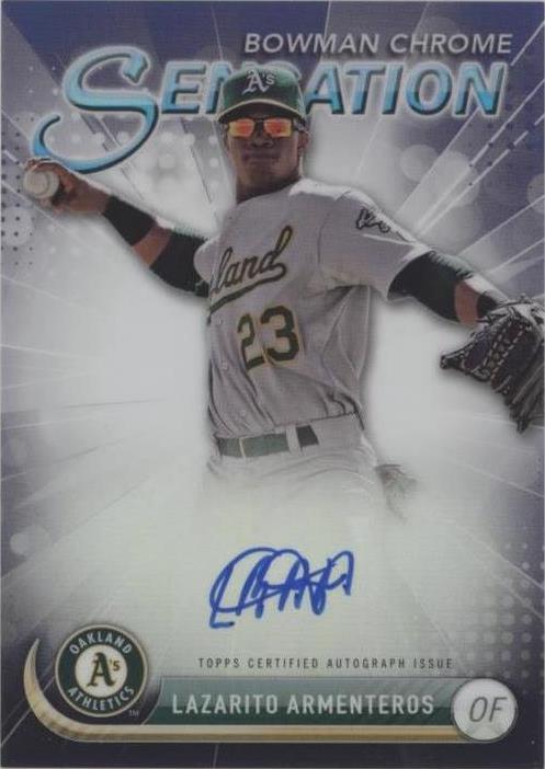 2017 Bowman Chrome - Chrome Sensation Autographs #CSA-LA Lazaro ...