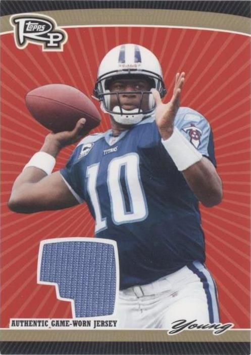 2008 Topps Rookie Progression - Single Jersey Relics Gold #PSR-VY Vince ...