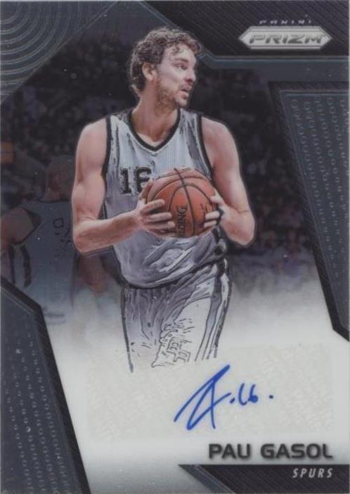2017-18 Panini Prizm - Signatures Pau Gasol #SG-PG (AU) for sale online ...