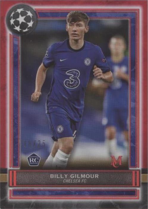 2020-21 Topps Museum Collection UCL - Ruby #69 Billy Gilmour /25 (RC ...