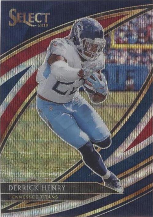2019 Panini Select - Field Level Tri-Color Prizm #225 Derrick Henry /99 ...