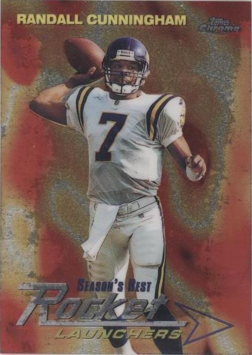 1999 Topps Chrome - Season's Best Rocket Launchers Randall Cunningham # ...