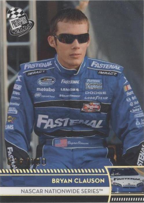 2009 Press Pass - Holo #41 Bryan Clauson /100 for sale online | eBay