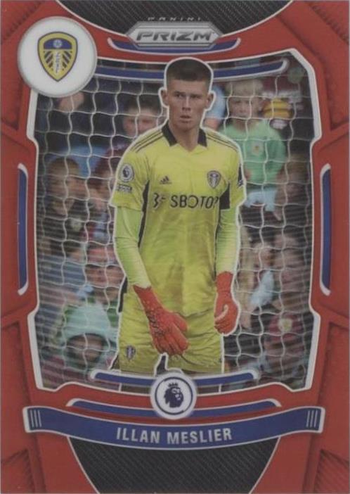 2021-22 Panini Prizm Premier League - Red Prizm #211 Illan Meslier /199 ...