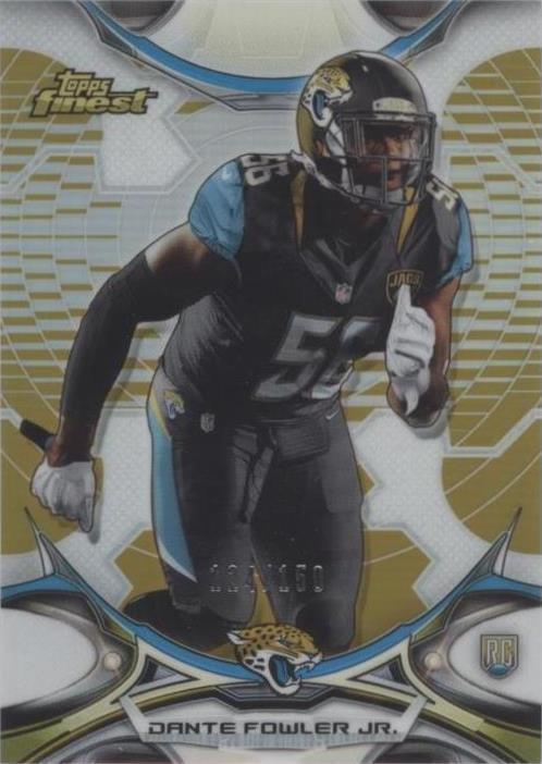 2015 Topps Finest - Dante Fowler Jr. #128 Gold Refractor /150 (RC) for ...