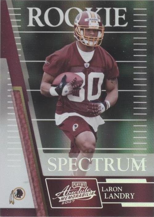 2007 Playoff Absolute Memorabilia - Rookie LaRon Landry #234 Spectrum ...