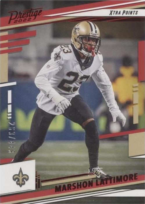 2022 Panini Prestige - Xtra Points Red #214 Marshon Lattimore /449 for ...