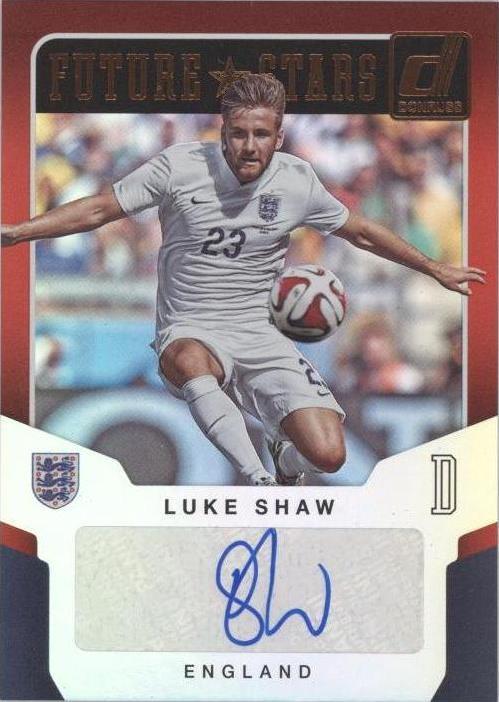 2015 Panini Donruss - Future Stars Signatures #FS-LS Luke Shaw (AU) for ...