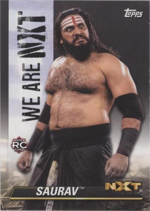 2021 Topps WWE NXT - We Are Nxt Saurav #NXT-49 (RC) for sale online | eBay