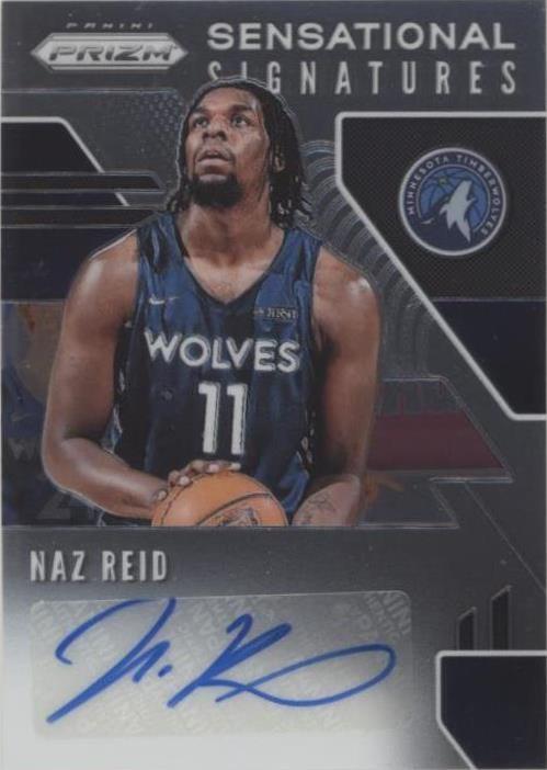 2019-20 Panini Prizm - Sensational Signatures Naz Reid #SS-NZR (AU, RC ...