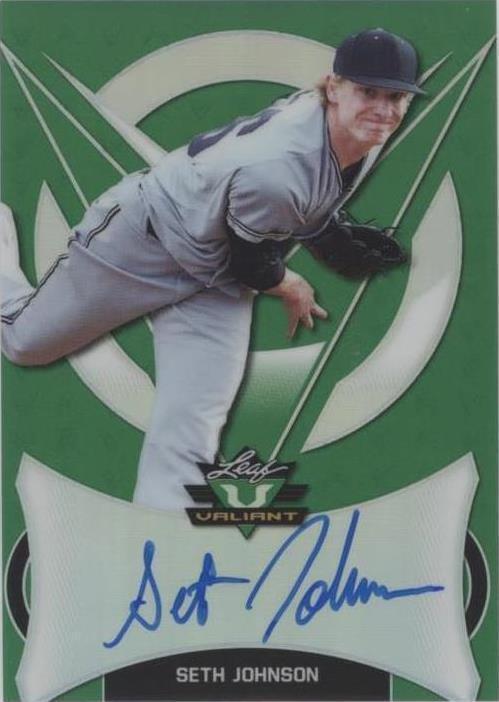 2019 Leaf Valiant - Seth Johnson #BA-SJ1 Green Prismatic /99 (AU, RC ...