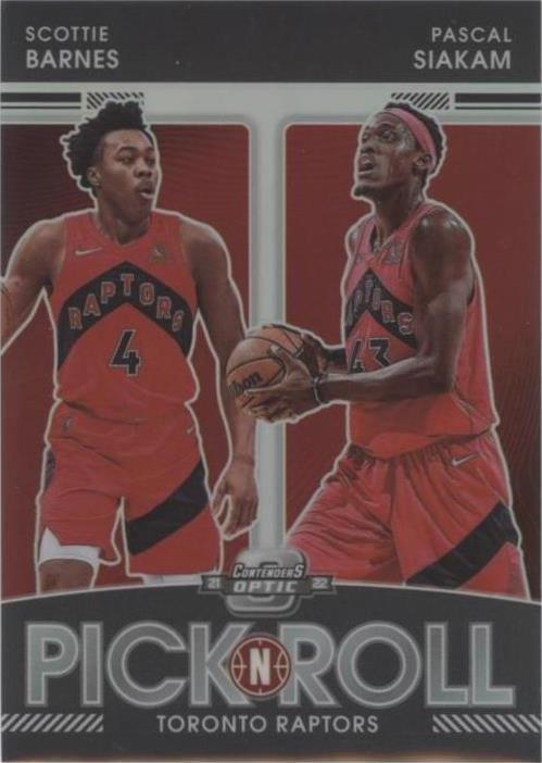 2021-22 Panini Contenders Optic - Pick N Roll Scottie Barnes, Pascal ...