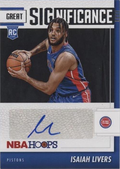 2021-22 Panini NBA Hoops - Great Significance #GS-IL Isaiah Livers (AU ...
