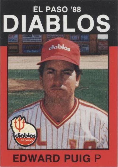 1988 Best El Paso Diablos - #22 Ed Puig (RC) for sale online | eBay