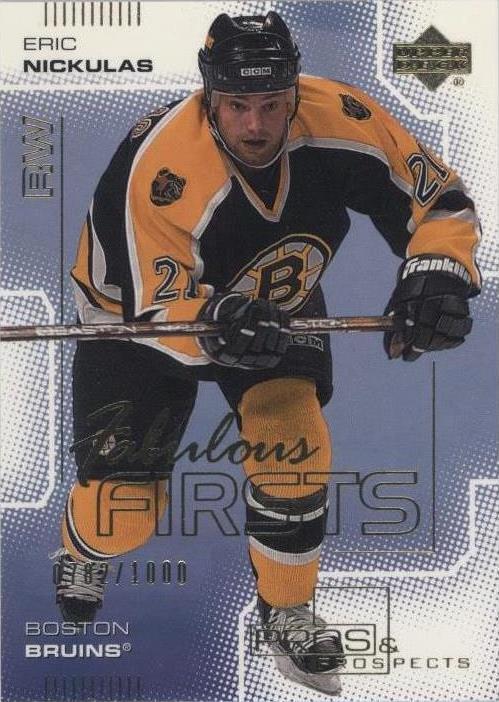 2000-01 Upper Deck Pros & Prospects - Eric Nickulas #93 /1000 (RC) for ...