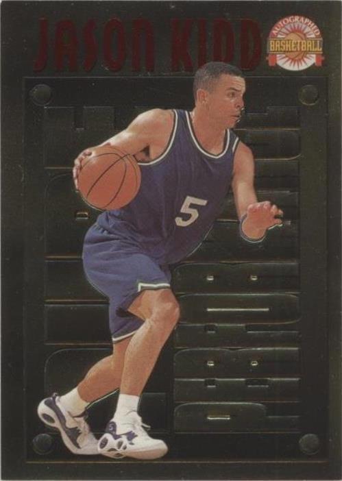 1996-97 Score Board Autographed Basketball - Pure Performance Jason ...