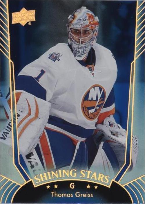 2016-17 Upper Deck - Shining Stars Goalies Thomas Greiss #SS-50 Royal ...