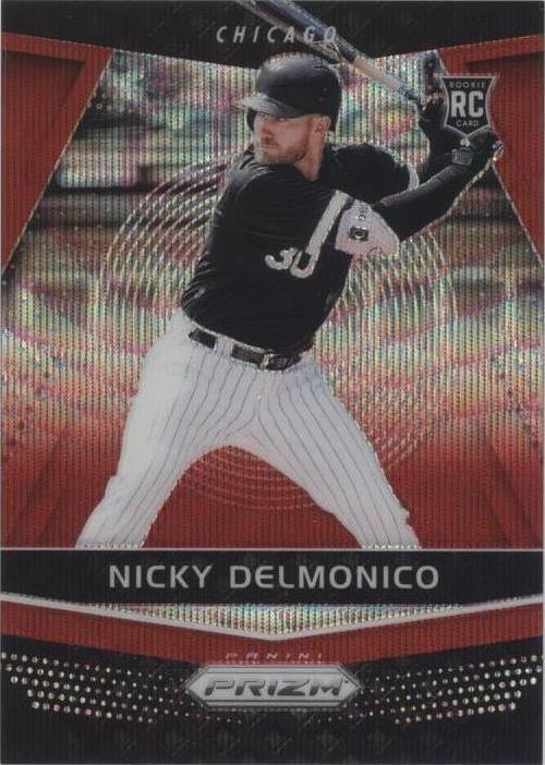 2018 Panini Chronicles - Prizm Ruby Wave #11 Nick Delmonico /199 (RC ...