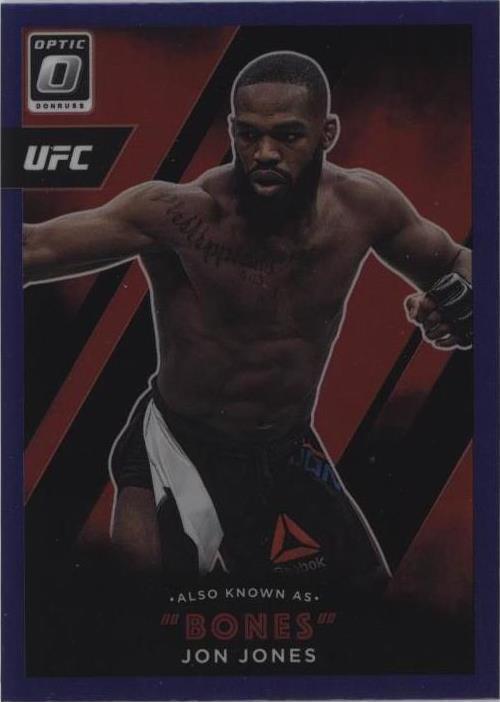 2022 Panini Donruss Optic UFC - Also Known As Aka Jon Jones #18 Purple ...