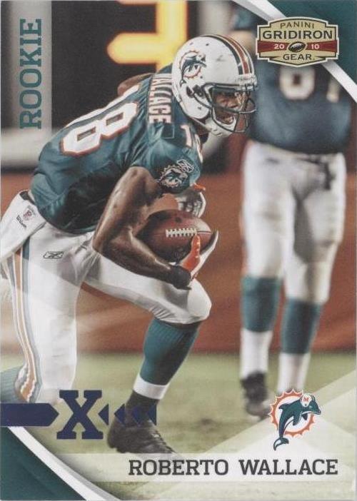 2010 Panini Gridiron Gear - Rookie Platinum X's #236 Roberto Wallace ...