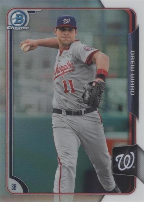 2015 Bowman - Chrome Prospects Refractor #BCP69 Drew Ward /499 (RC) for ...