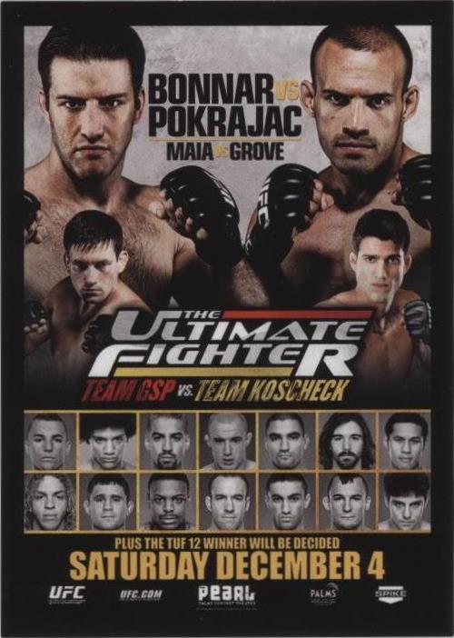 2015 Topps UFC Champions - Fight Poster Review #FPR-TUF12 The Ultimate ...