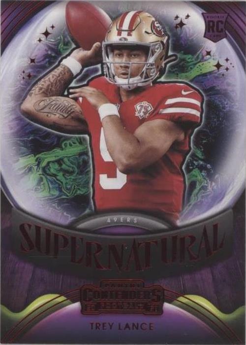 2021 Panini Contenders - Supernatural Ruby #SN-TLA Trey Lance (RC) for ...