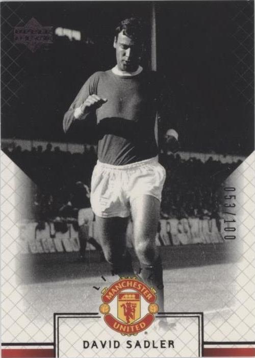 2002 Upper Deck Manchester United - Limited Black #31 David Sadler /100 ...