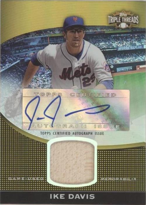 2011 Topps Triple Threads - Unity Autograph Relic Gold #TTUAR-48 Ike ...