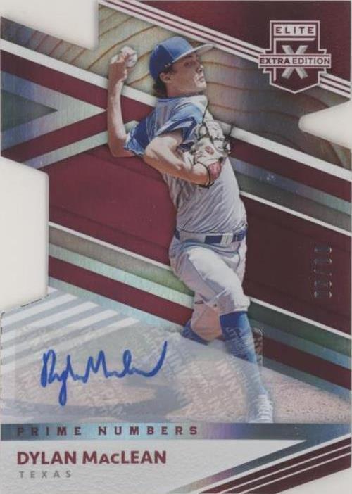 2020 Panini Elite Extra Edition - Prime Numbers A Die-Cut Signatures #122 Dylan MacLean /80 (AU ...