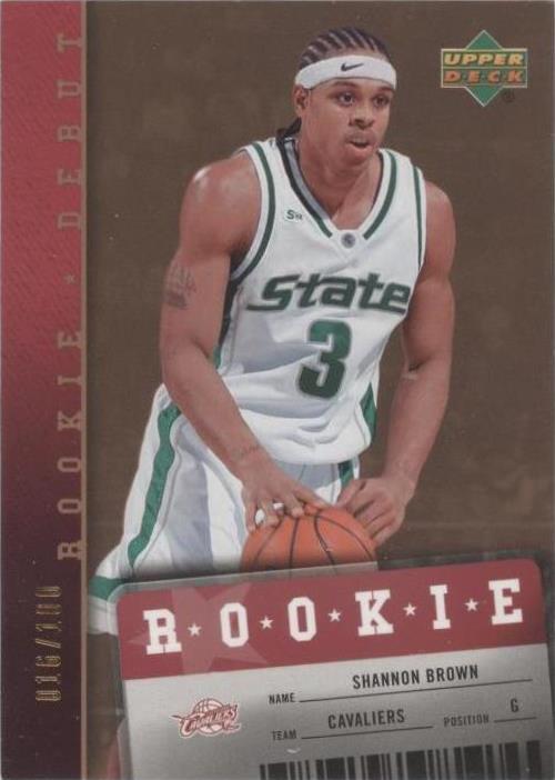 2006-07 Upper Deck Rookie Debut - Bronze #131 Shannon Brown /100 (RC ...