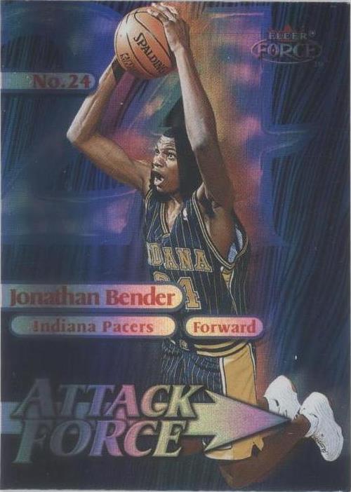 1999-00 Fleer Force - Attack Force Forcefield #12 A Jonathan Bender (RC ...