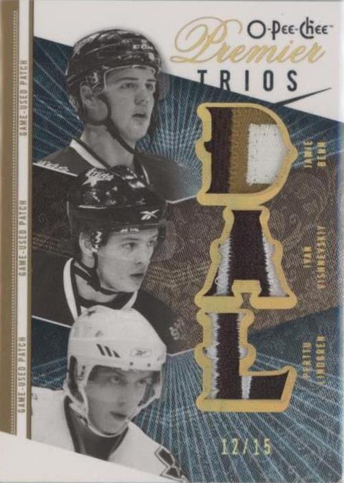 2009-10 O-Pee-Chee Premier - Trios Jamie Benn, Ivan Vishnevskiy, Perttu ...