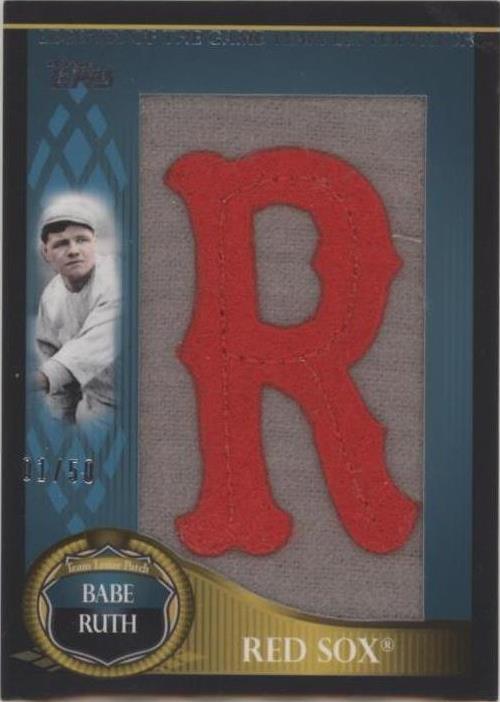 2009 Topps Updates & Highlights - Legends of the Game Letter Patches ...