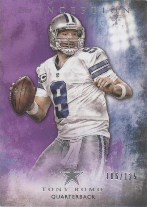 2015 Topps Inception - Purple #31 Tony Romo /125 for sale online | eBay
