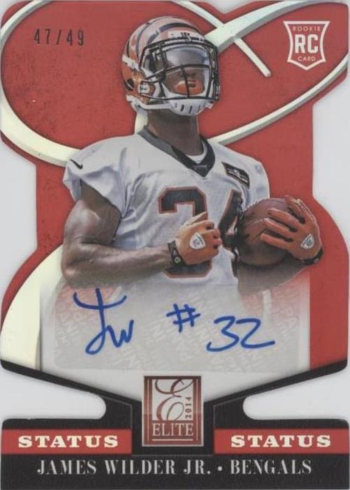 2014 Panini Elite - Rookie Status Red Die-Cut #142 James Wilder Jr. /49 ...