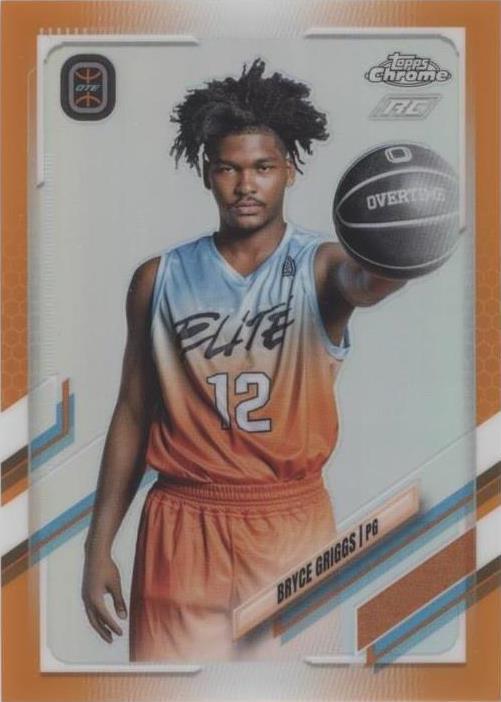 2021-22 Topps Chrome OTE Overtime Elite - Orange Refractor #51 Bryce ...