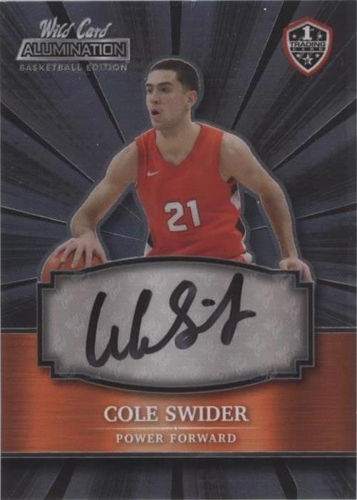 2021-22 Wild Card Alumination - Autographs Cole Swider (AU, RC) for ...
