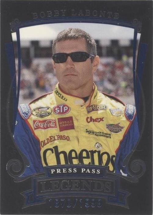 2006 Press Pass Legends - Bobby Labonte #B34 Blue /1999 for sale online ...